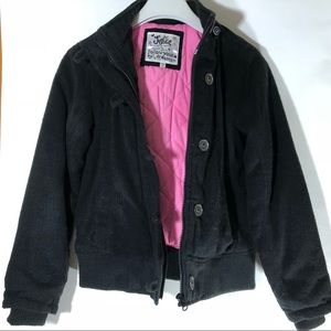 Justice | Jackets & Coats | Justice Black Hooded Jacket | Poshmark